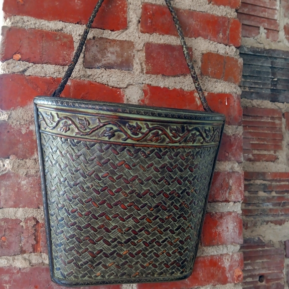 Accents | Wicker Metal Wall Placket | Poshmark